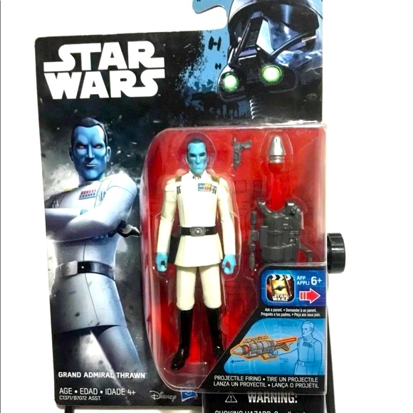 Disney | Toys | Star Wars Rebels Grand Admiral Thrawn 375 Action Figure ...
